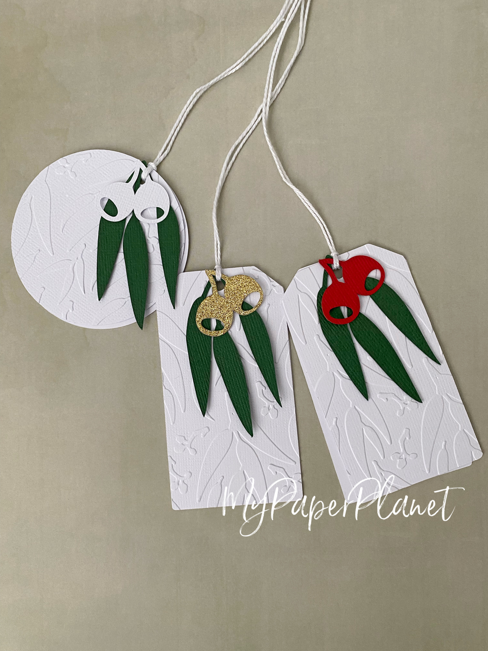 Gum leaf gift tags. Australian botanical gift tags, Birthday or Christ ...